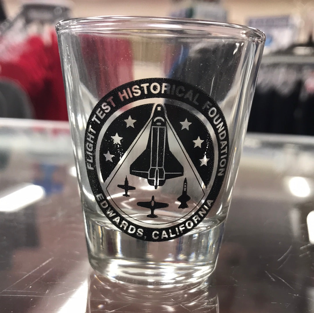Flight Test Historical Foundation Shot Glass – Flight Test Museum Gift Shop