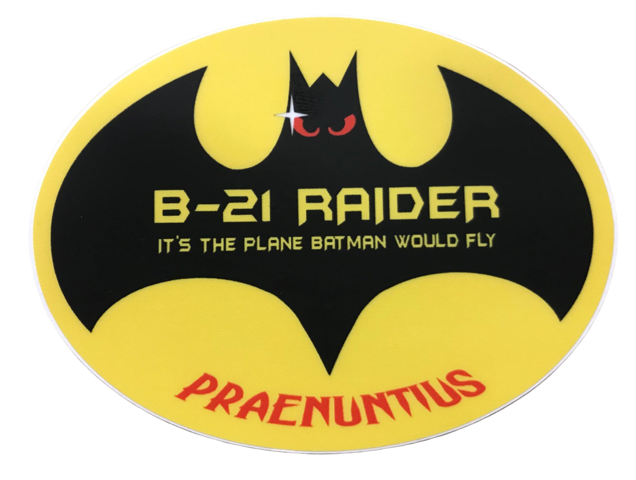 B-21 Raider Batman Decal – Flight Test Museum Gift Shop