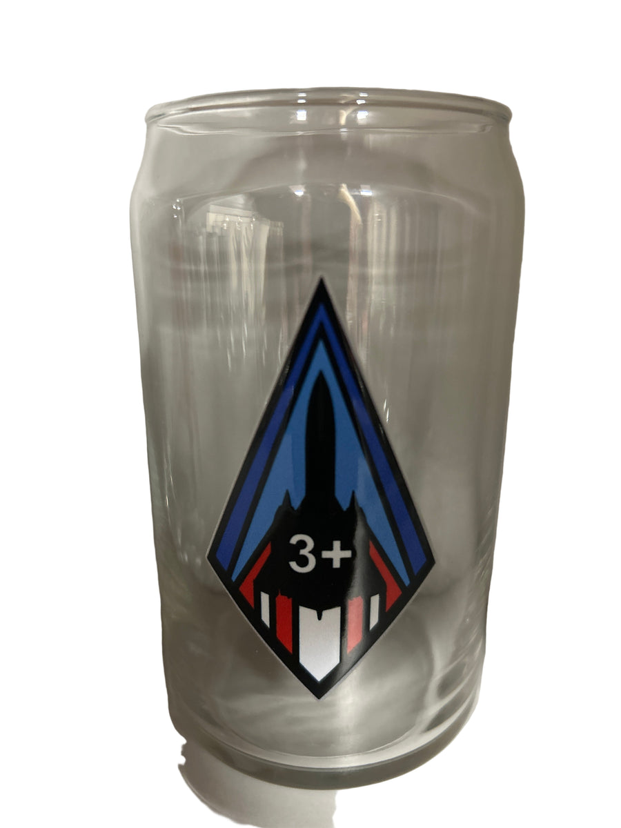 Mach 3+ Can Glass – Flight Test Museum Gift Shop