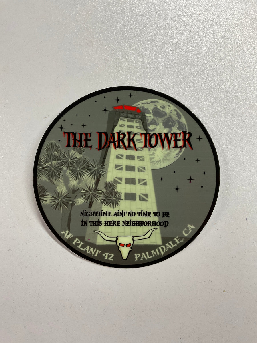 The Dark Tower Glow-in-the-Dark Decal – Flight Test Museum Gift Shop
