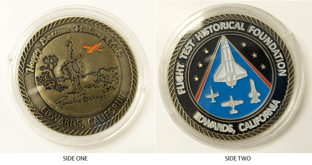 Flight Test Historical Foundation/ Pancho Barnes Challenge Coin ...
